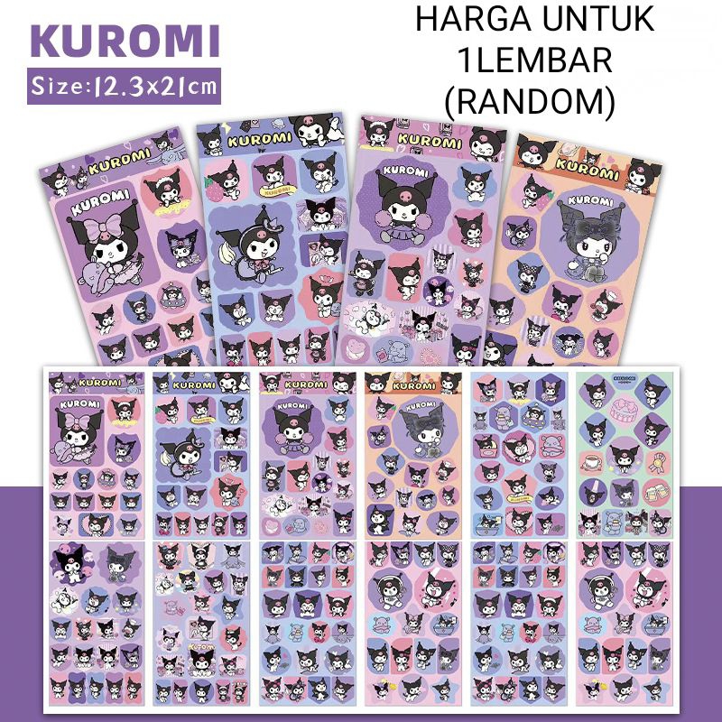 Jual Sticker LABUBU Sticker KUROMI handbook sticker labubu kuromi ...