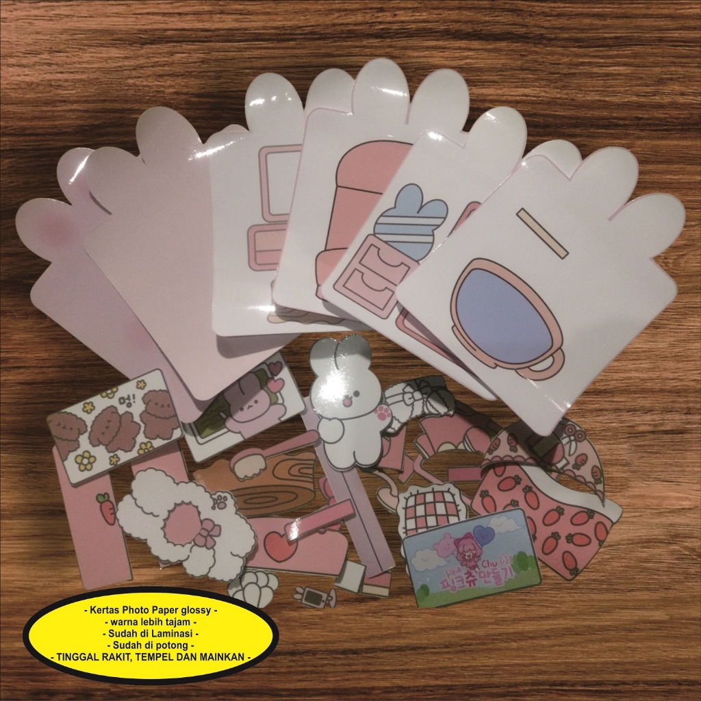 Jual [laminasi] DIY Rakit dan Susun Sendiri Paper squishy book/ paper ...