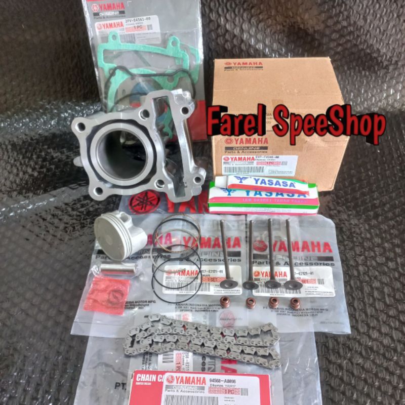 Jual Blok Seher Komplit + Klep Set + Rantai Keteng + Seal Klep Yamaha Jupiter Mx Old Jupiter Mx ...