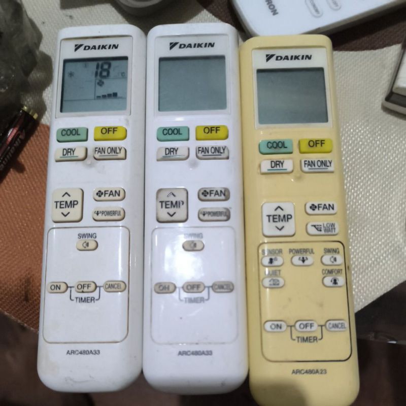 Jual remote ac daikin original pabrik | Shopee Indonesia