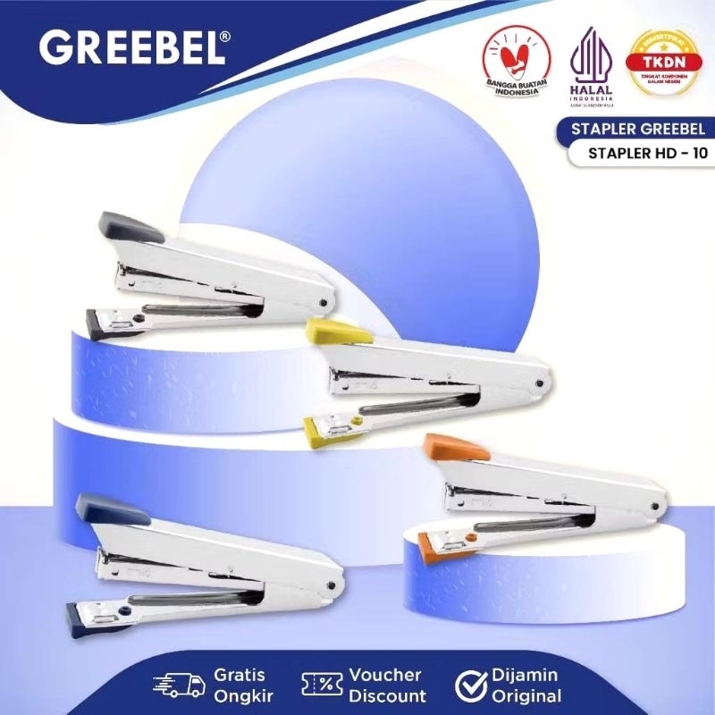 Jual Greebel Strapler HD-10 / Staples / Cekrekan / Stapler kapasitas 16 ...