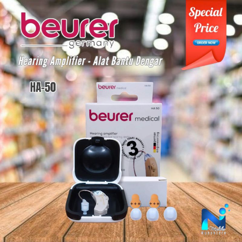 Jual Beurer HA50 Alat Bantu Dengar Original / Hearing Aid Beurer HA-50 Garansi Resmi 3 Tahun ...