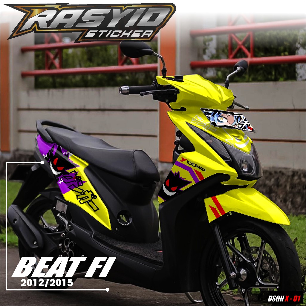 Jual COD Sticker Decal Full Body Motor Honda Beat FI Old Lama 2013 2014 ...