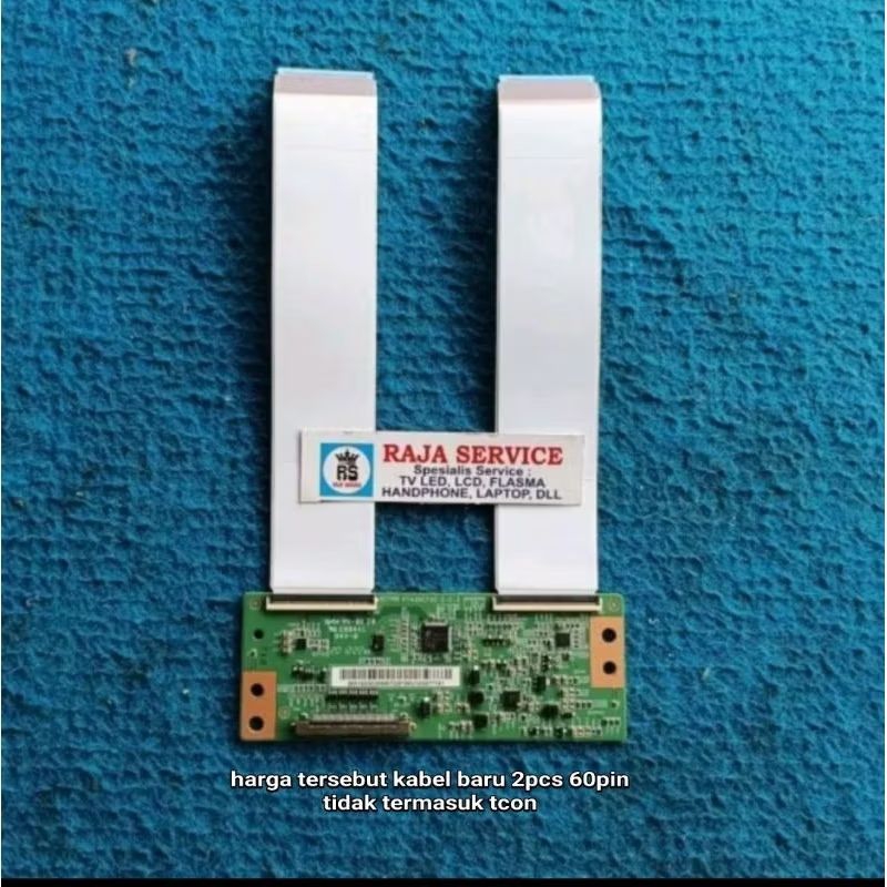 Jual kabel tv LG 43LM5500PTA lvds flaxible dari tcon ke panel lcd 60pin ...
