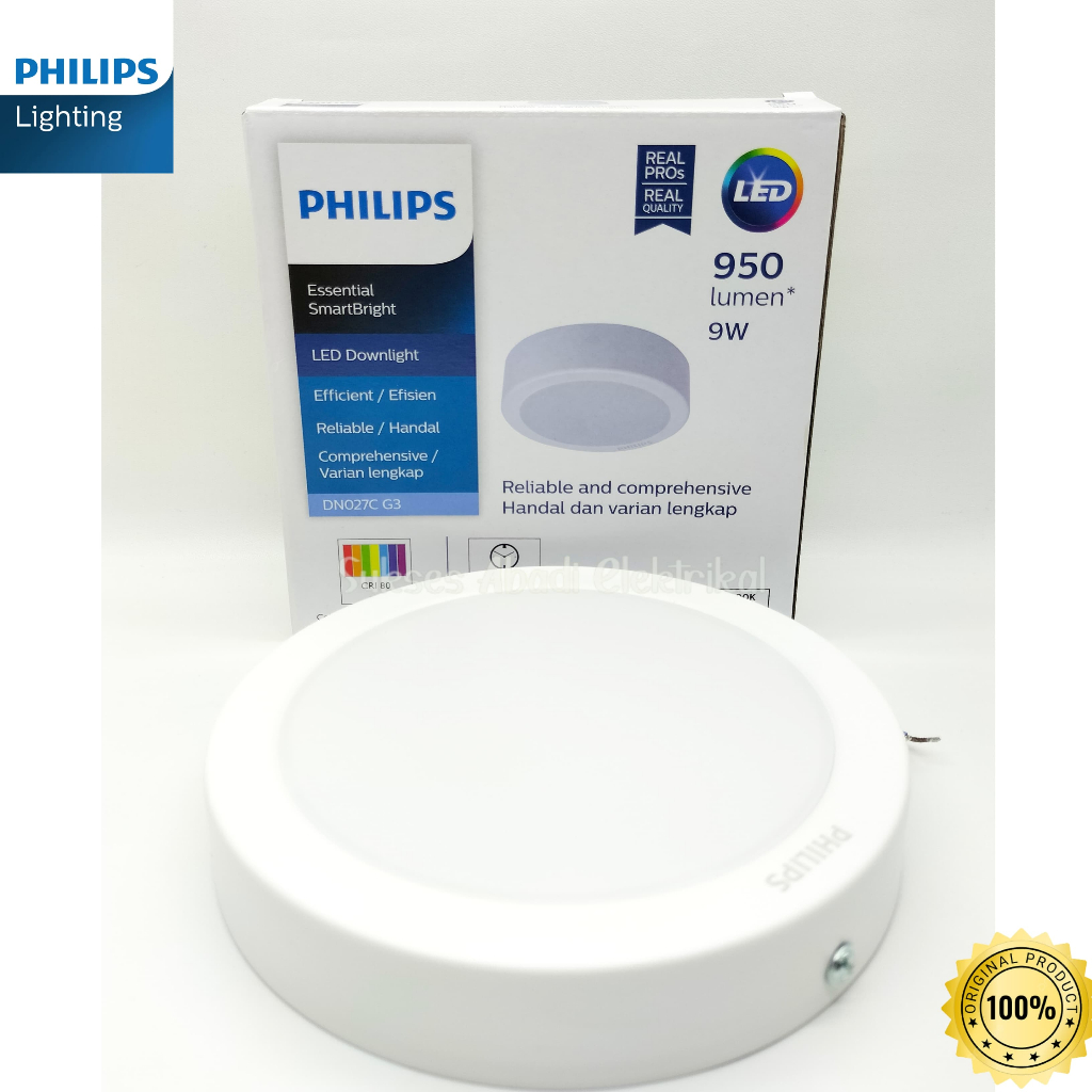 Jual DOWNLIGHT LED OUTBOW PHILIPS DN027C 9w | Shopee Indonesia