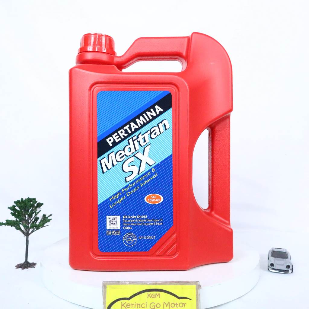 Jual Pertamina Meditran SX SAE 15W-40 4 Liter API CH-4/50SJ Oli Mobil Mesin Diesel Pelumas ...