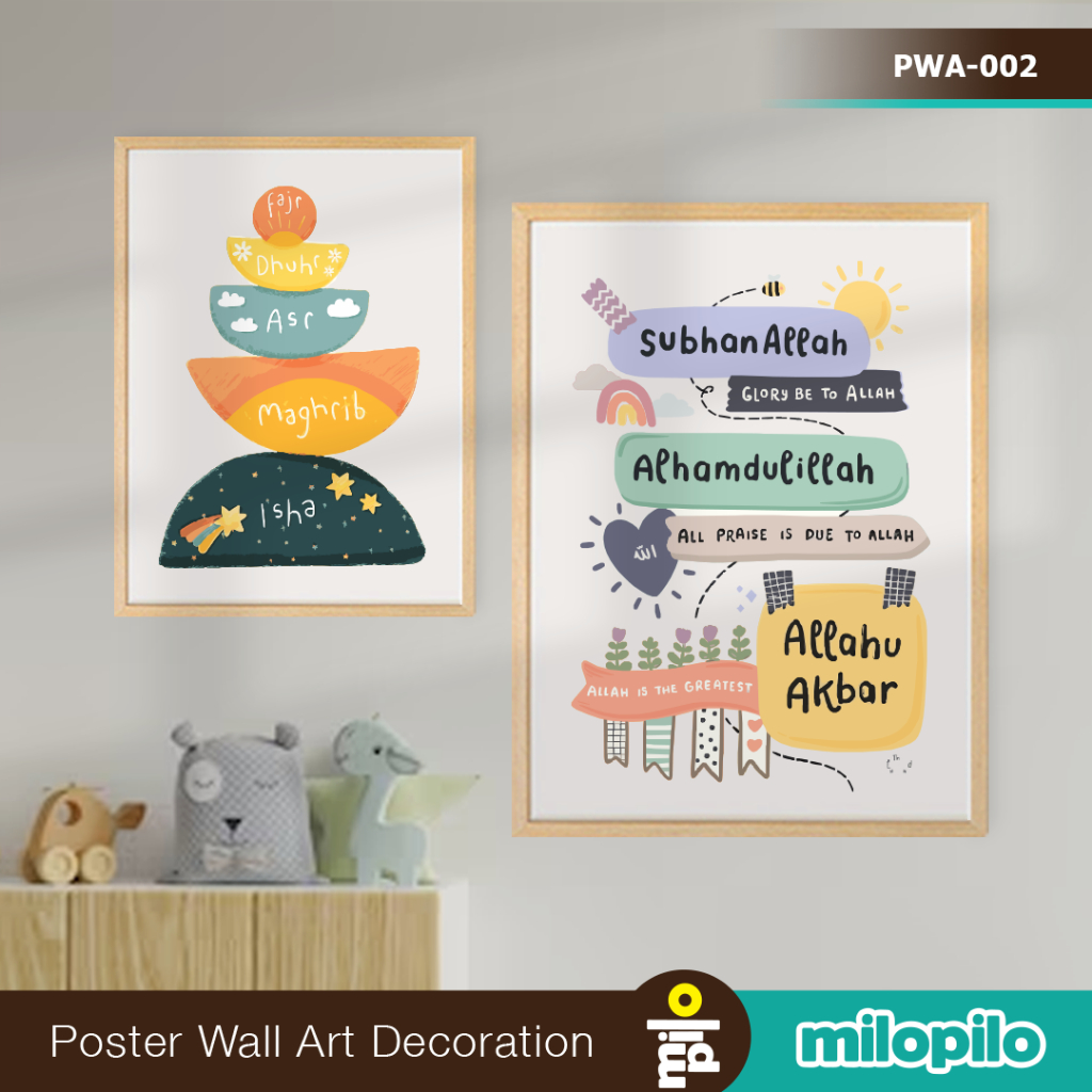 Jual Poster Anak Edukasi Islami, Motivasi, Inspirasi. Dekorasi Kamar ...