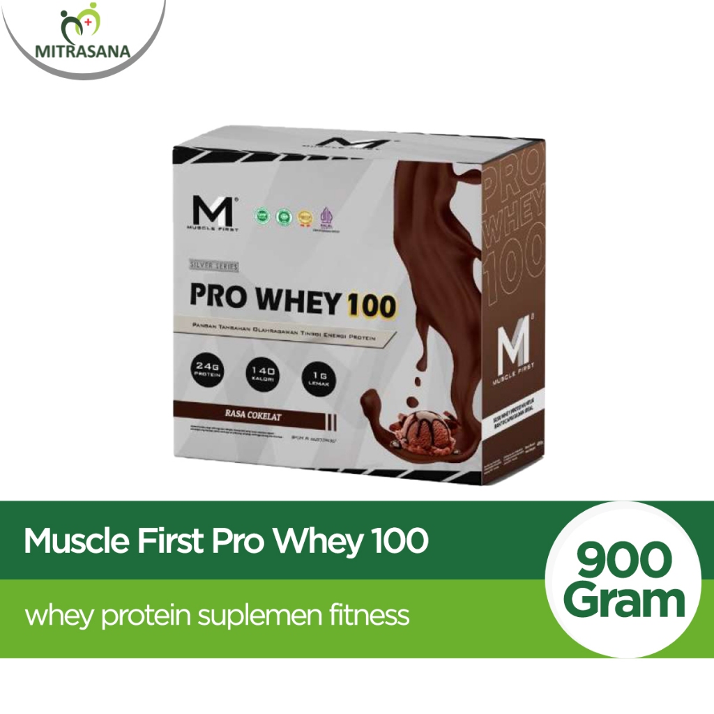Jual MUSCLE FIRST Pro Whey 100 2lbs/900gr - Whey Protein Suplemen ...