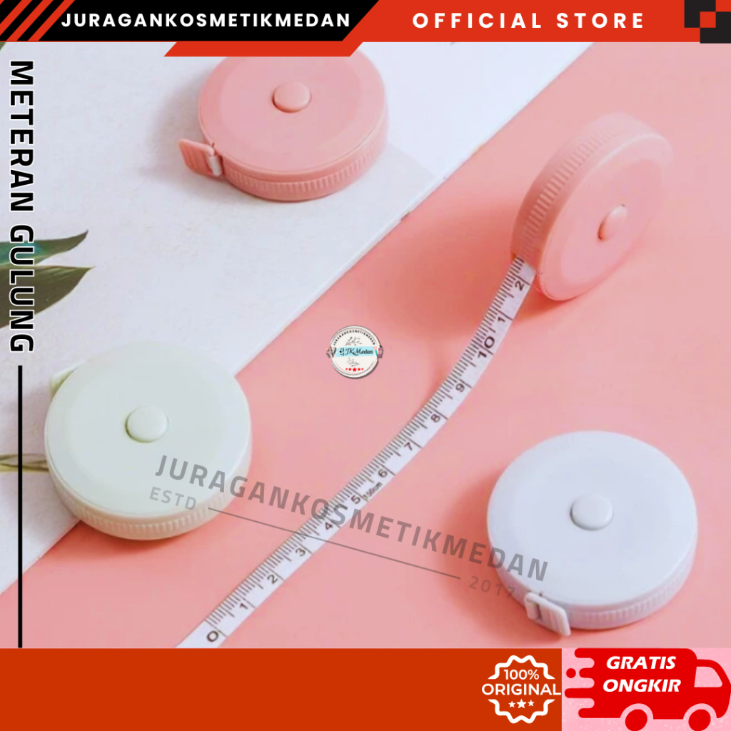Jual METERAN MINI GULUNG 150CM PENGUKUR LINGKAR PERUT BAJU JAHIT ...