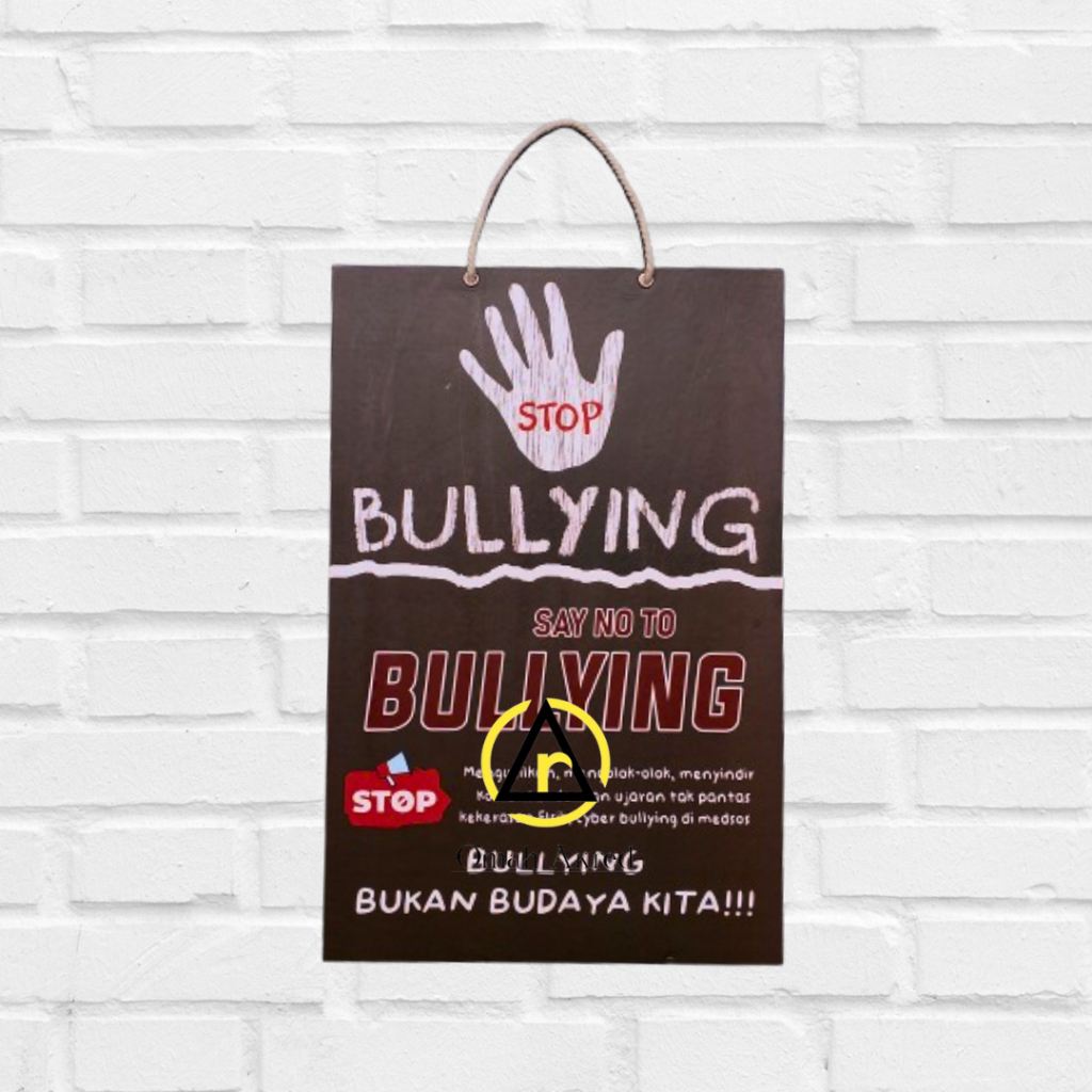 Jual Hard Poster Stop Bullying - Hentikan Segala Bullying - Say No To Bullying - Hard Poster ...