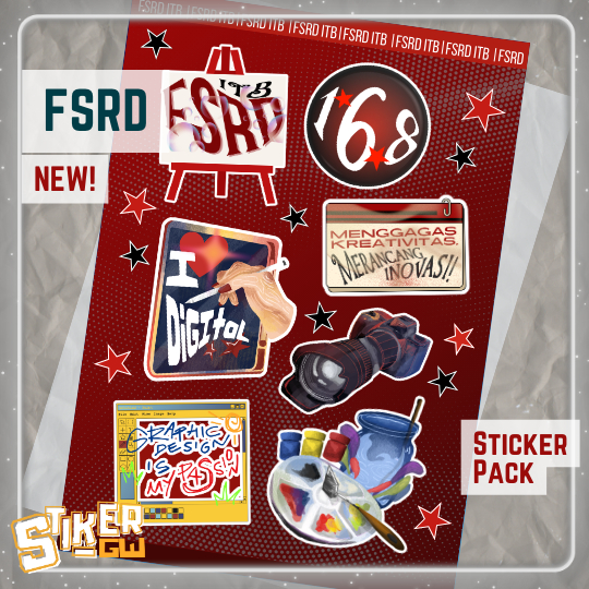 Jual [NEW] Sticker Pack FSRD ITB | STIKER FAKULTAS SENI RUPA DAN DESAIN ...