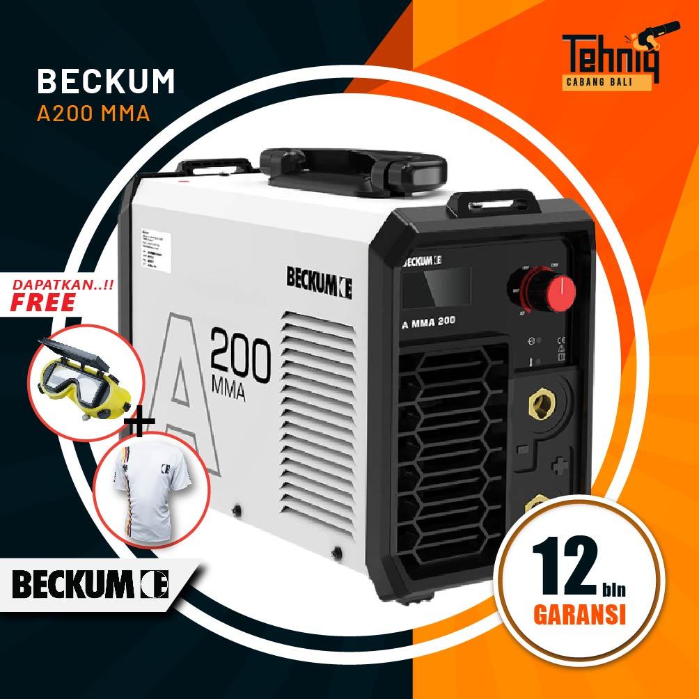 Jual Mesin Las BECKUM A MMA 200 Inverter Welding Mesin Las Listrik | Shopee Indonesia