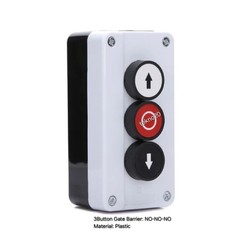 Jual 3 Tombol Model Push Button Switch untuk Automatic Gate Door Opener ...