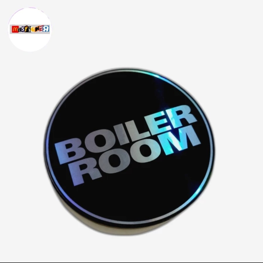Jual sticker BOILER ROOM og logo hologram stiker | Shopee Indonesia