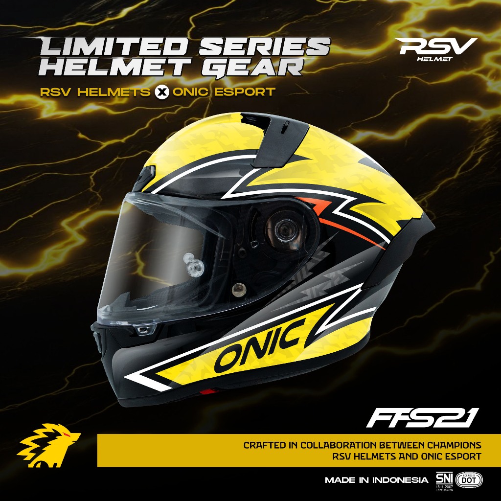 Jual RSV Helmets x ONIC ESPORT Exclusive Collaboration - Helm RSV Full ...