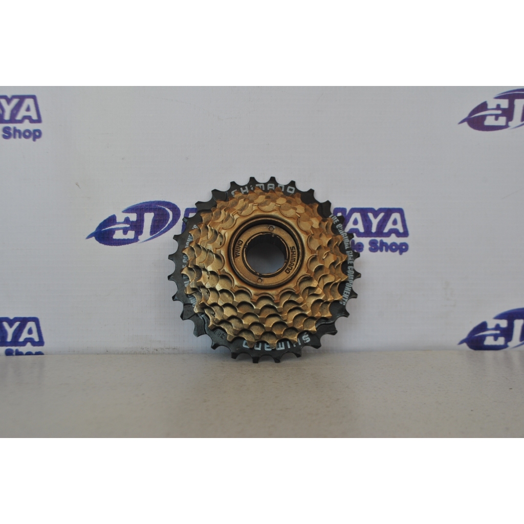 Jual Freewheel Sprocket Shimano 7 Speed 28T Ulir Drat - Ger Gir ...