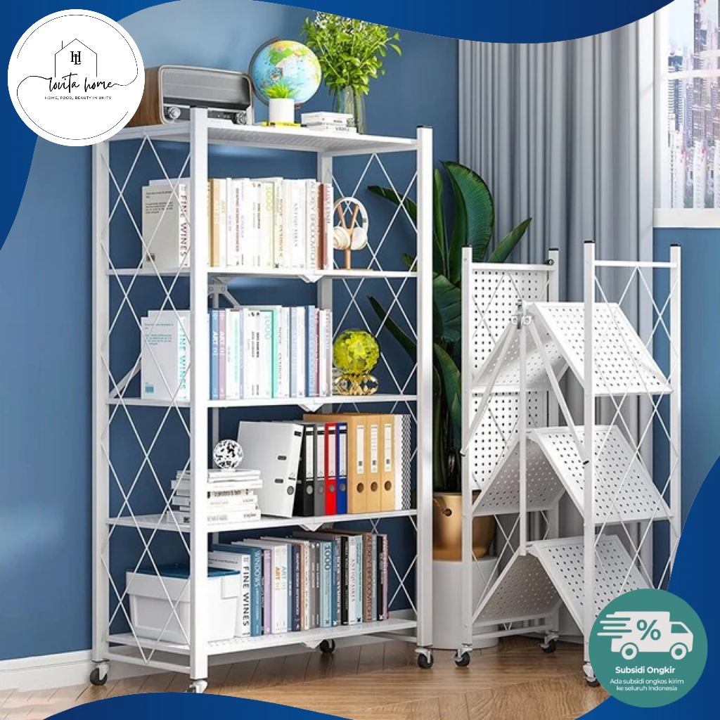 Jual Rak Dapur Lipat Tanpa Instalasi / Rak Lipat Serbaguna / Rak ...