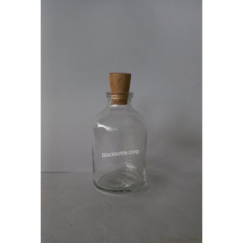 Jual Botol kaca 50 tutup kayu LUBANG KECIL 1,3cm | Shopee Indonesia