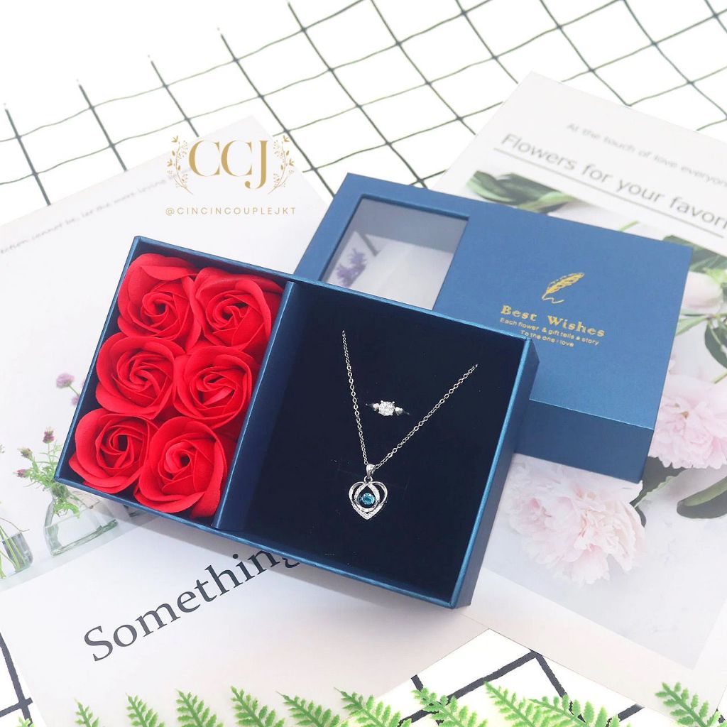 Jual VALENTINE BESTWISHES PROMISE RING BOX - HIDDEN JEWELRY / BOX ...
