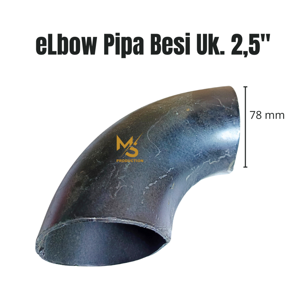 Jual Elbow Besi Pipa Las Uk 2,5 inch Elbo Lbow Keni Knee Pipa Las ...