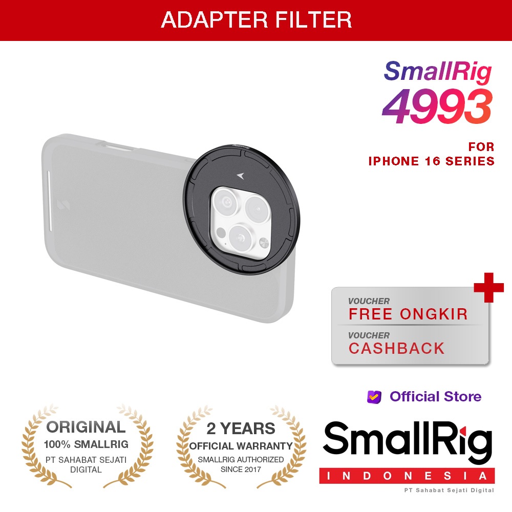 Jual SmallRig FilMov 67mm Attachable Filter Adapter for iPhone 16 ...
