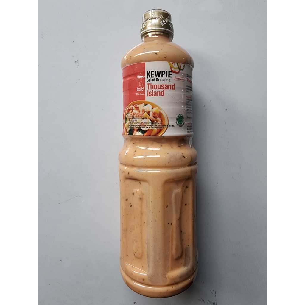 Jual KEWPIE Mayonaise Thousand Island 1 L Saus Siram Salad Dressing ...