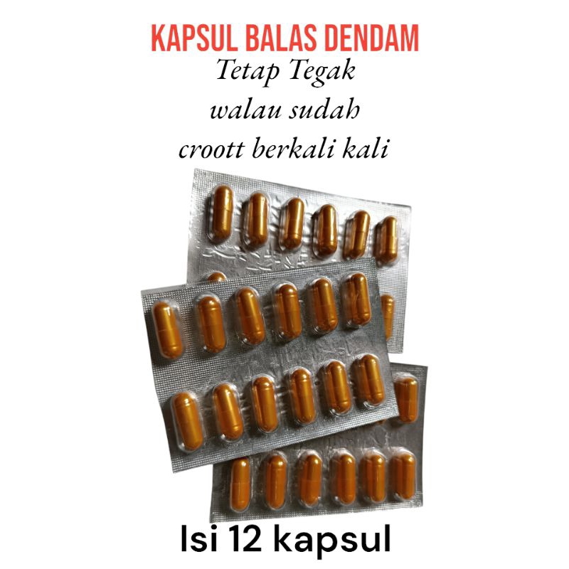 Jual Kapsul Kuat Tahan lama non label kualitas 1 isi 12 kpsul PRIVASI AMAN | Shopee Indonesia