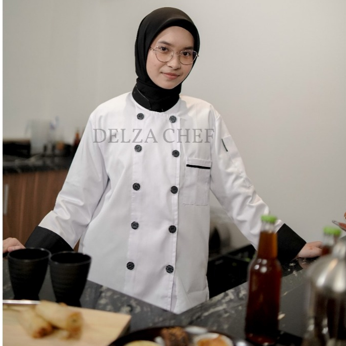 Jual Baju Chef Seragam Koki Premium Unisex dan Berkualitas | Shopee ...