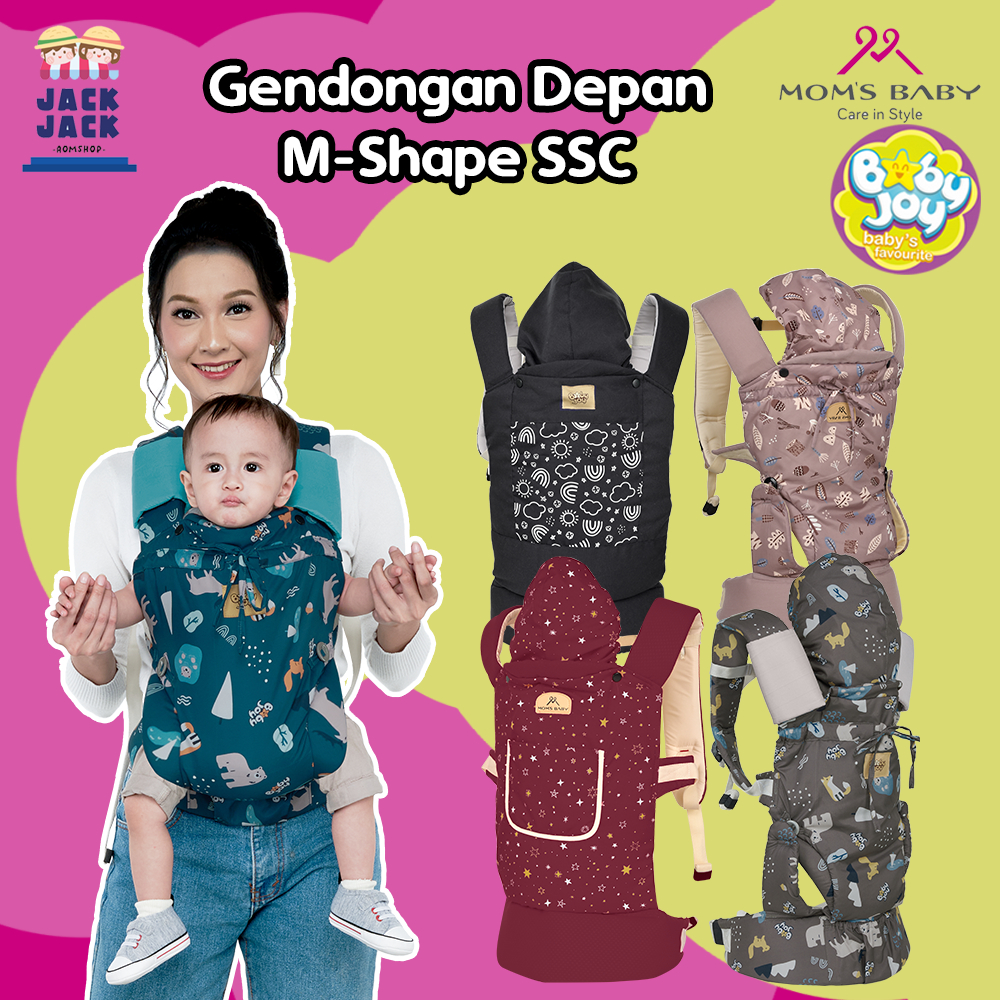 Jual Baby Joy Moms Baby Gendongan Ransel Depan M Shape SSC All Series | Gendongan Bayi Depan All ...
