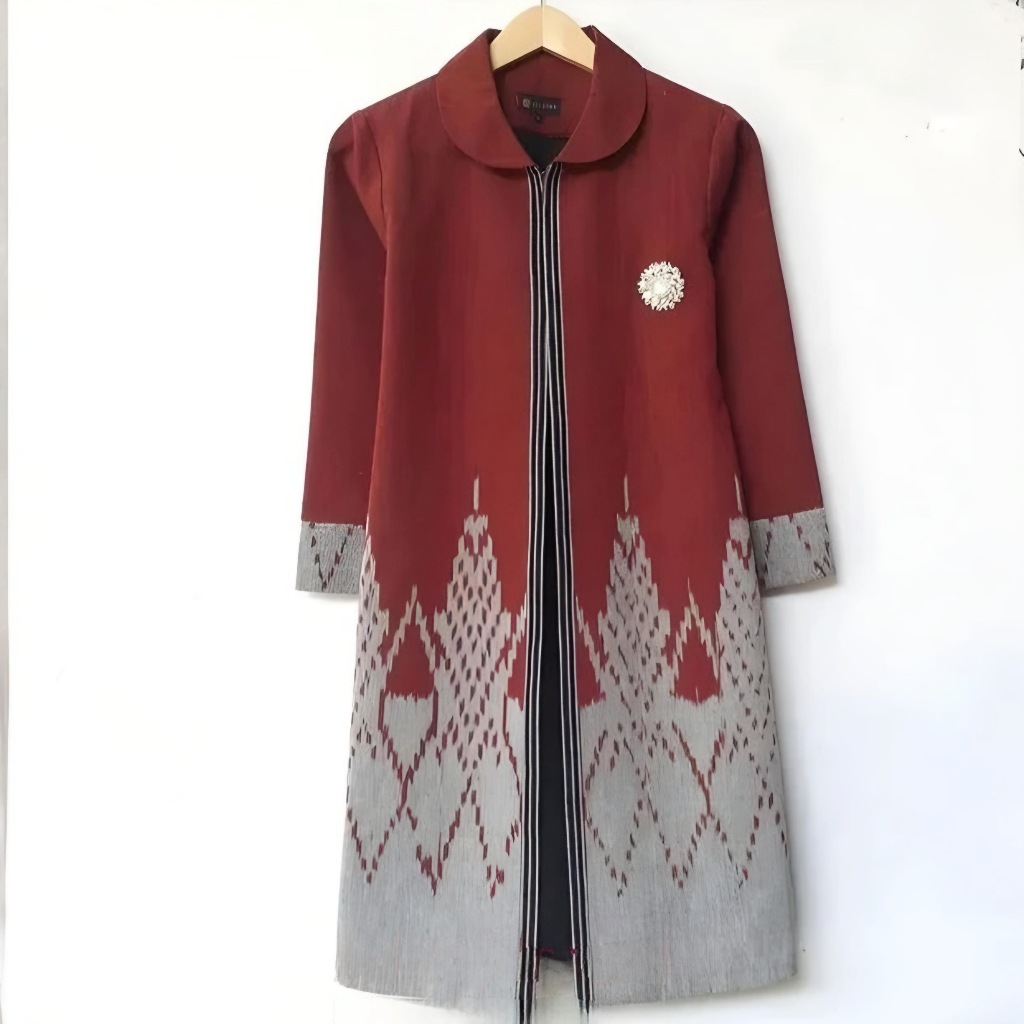 Jual Blazer Tenun Formal, kardigan / Blazer Kantor Tenun Troso A19 ...