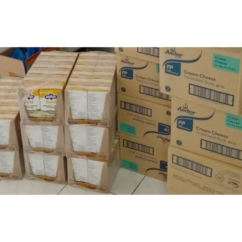 Jual [ ANCHOR Cream Cheese 1 kg - khusus OJEK ] Royal Victoria / Tatura ...