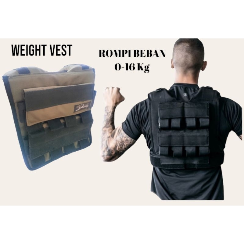 Jual ROMPI BEBAN (pemberat) *WEIGHT VEST* | Shopee Indonesia