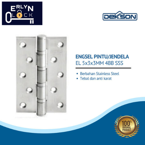 Jual Engsel Pintu Stainles Dekson Ecoline 5 Inch | Shopee Indonesia