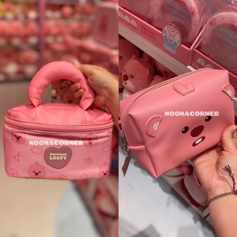 Jual Miniso x Loopy ‼️ Makeup Pouch / Storage Bag Zanmang LOOPY ...