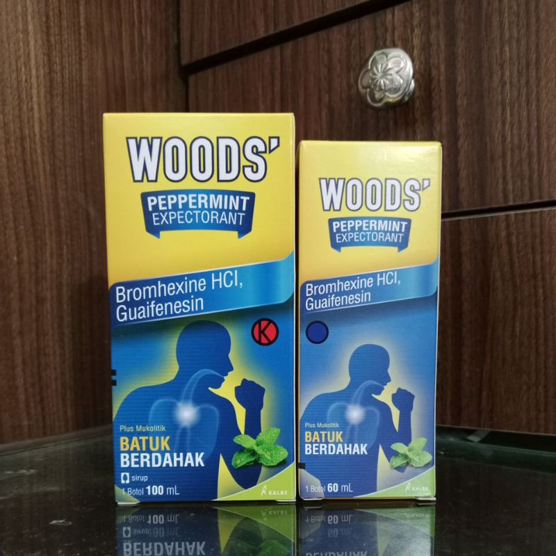 Jual Woods Expectorant 60ml/100ml - Batuk Berdahak | Shopee Indonesia