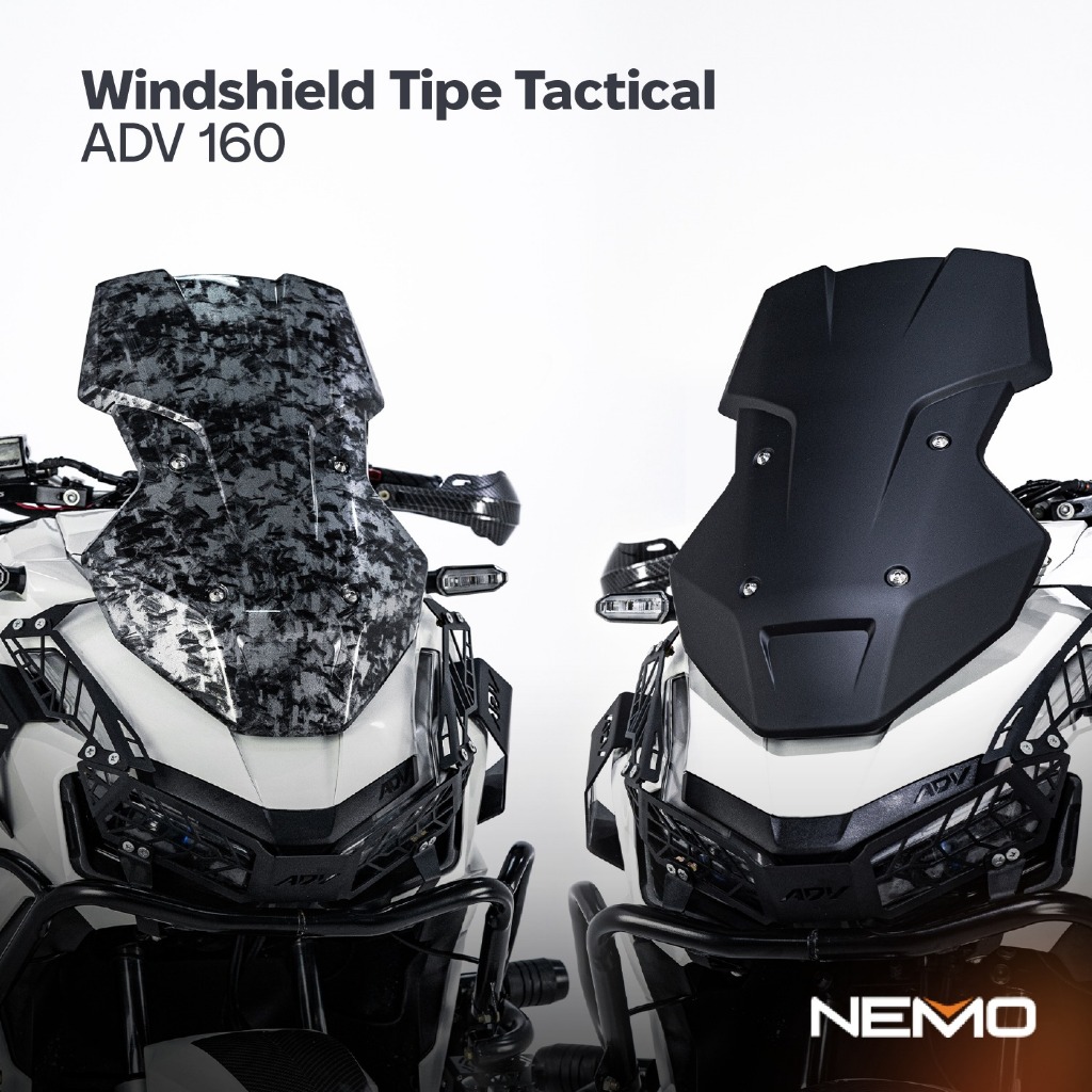 Jual Windshield / Visor /Winsil Honda ADV 160 Tipe Tactical Nemo ...