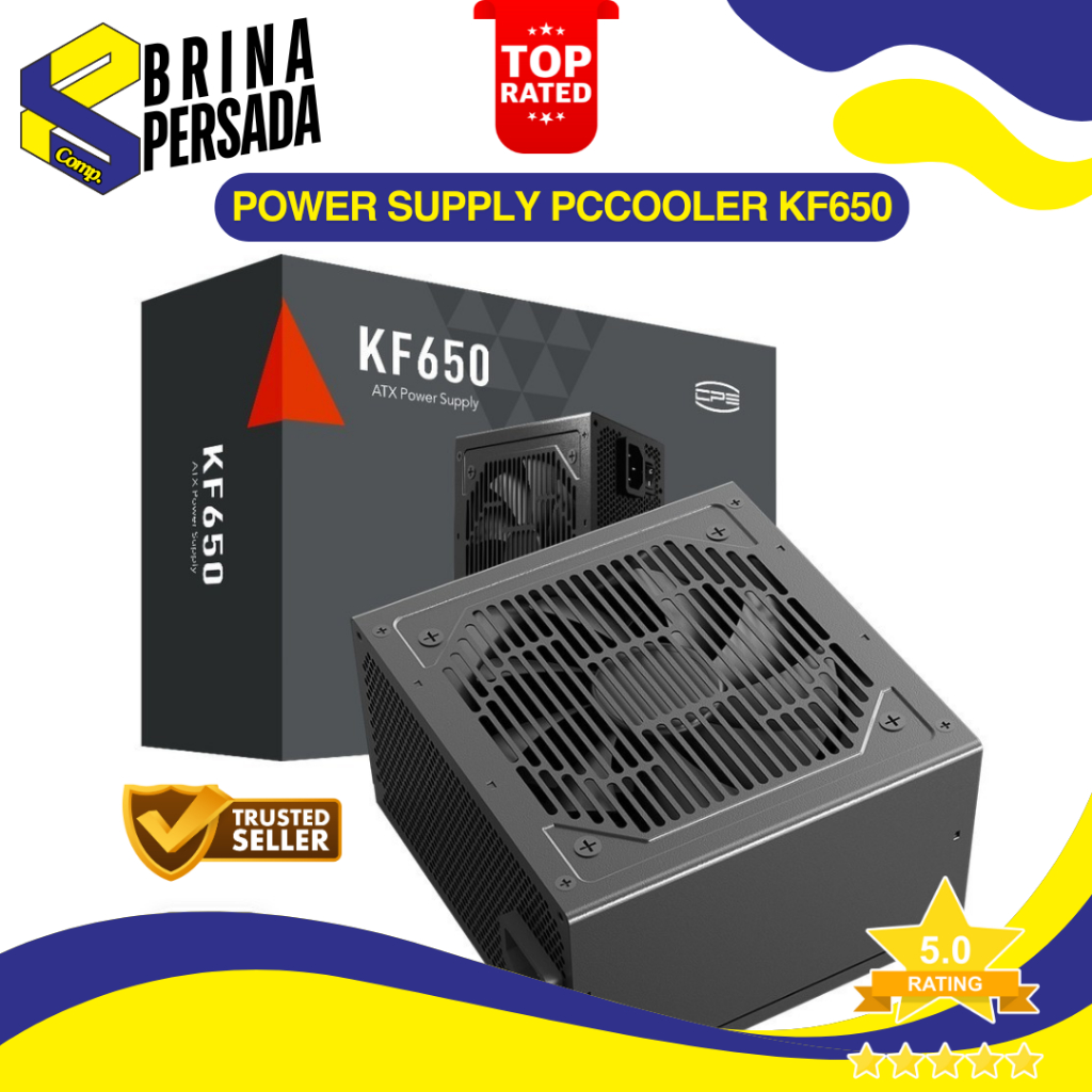Jual Power Supply PCCOOLER KF 550 / KF650 / KF750 80+ White Flat Cable ...