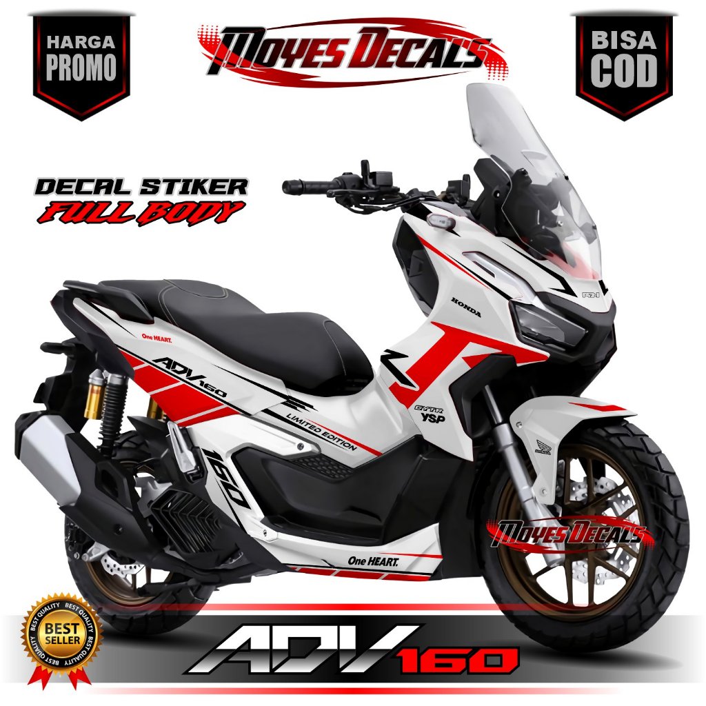 Jual Stiker ADV - Decal Fullbody ADV 160 Motif new Racing Trend MYS1319 ...