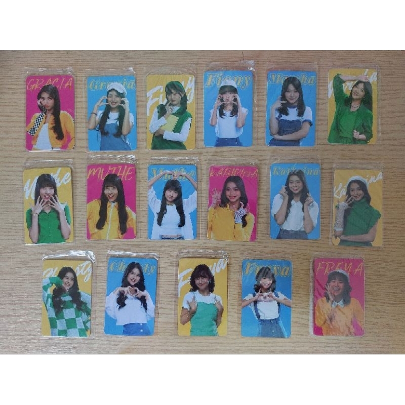 Jual All Set Photocard Japota X JKT48 Official (Marsha, Gracia ...