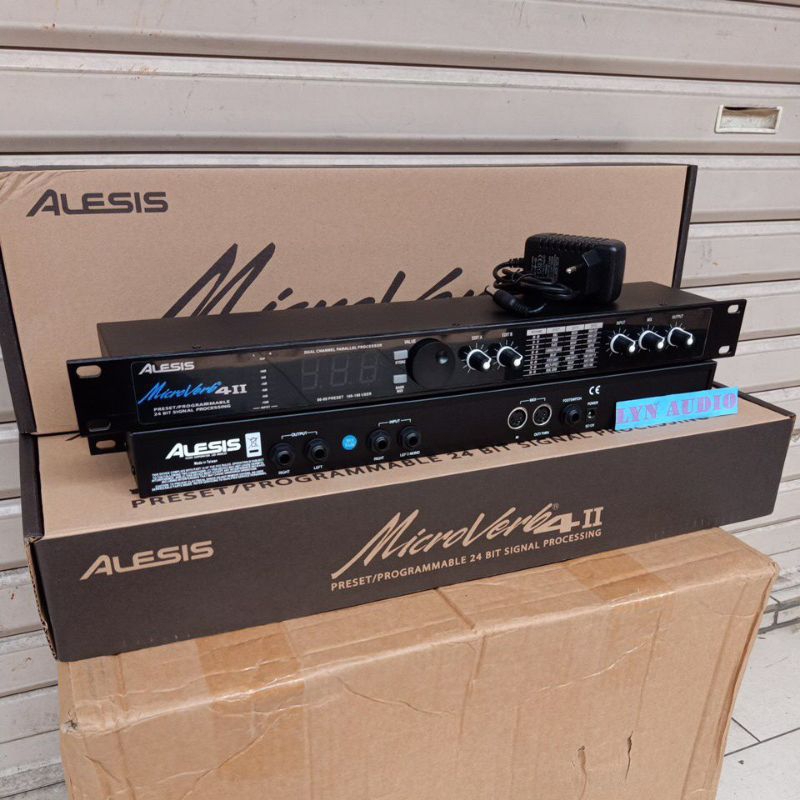 Jual EFEK VOCAL ALESIS MICROVERB 4 II 24 BIT KUPING BESI MADE IN TAIWAN ...