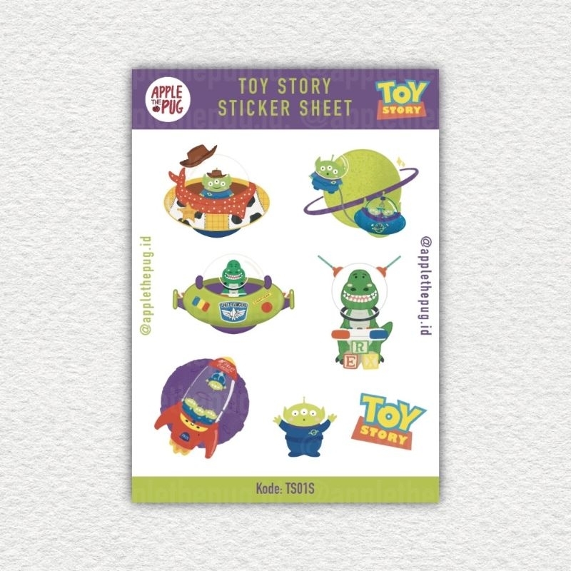 Jual Toy Story Space Series Sticker Sheet Vinyl Waterproof | Shopee ...