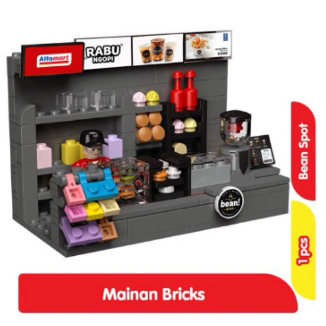 Jual Alfa Bricks Toy collection Bean spot | Shopee Indonesia