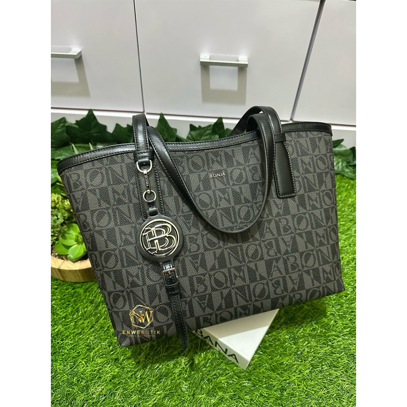 Jual tote bonia sise L logo B | Shopee Indonesia