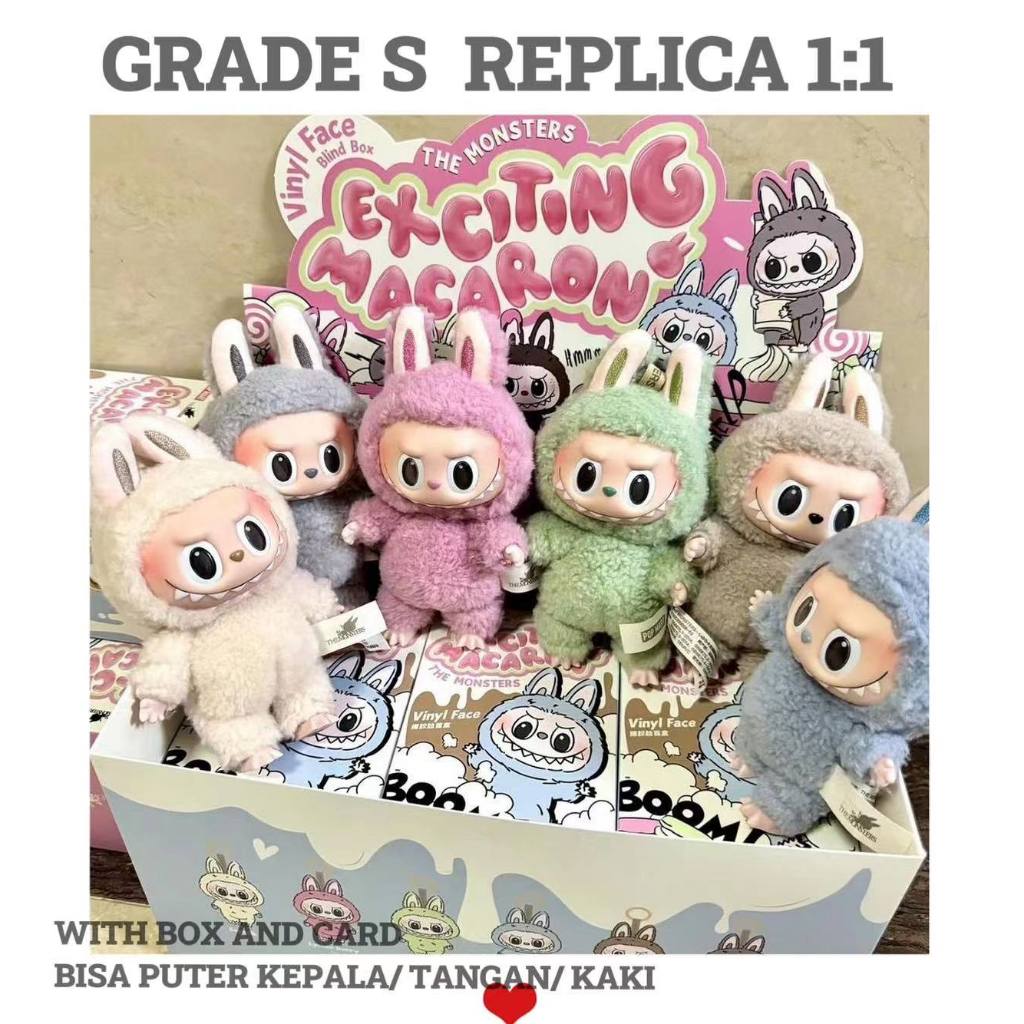 Jual READY LABUBU V1 Grade S 1:1 Keychain BISA SCAN BARCODE | Shopee ...