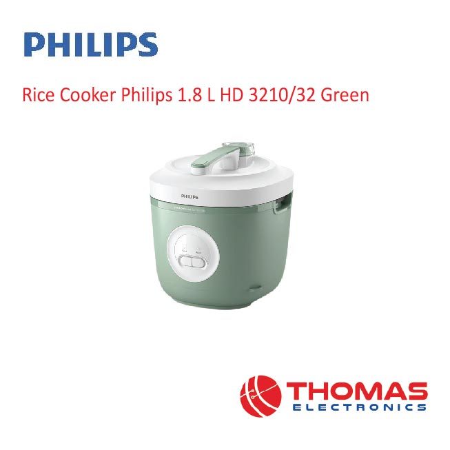 Jual Rice Cooker 3in1 1.8 Liter Philips HD3210 HD 3210 / 32 Green ...