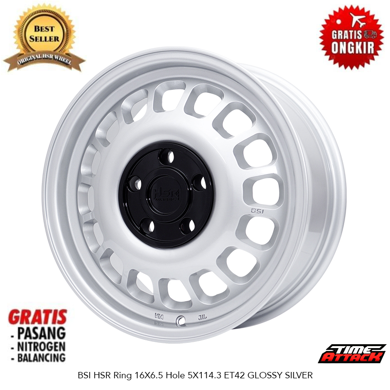 Jual Velg HSR Wheel Model Terbaru Tipe BSI R16 Cocok Untuk Mobil Nissan ...