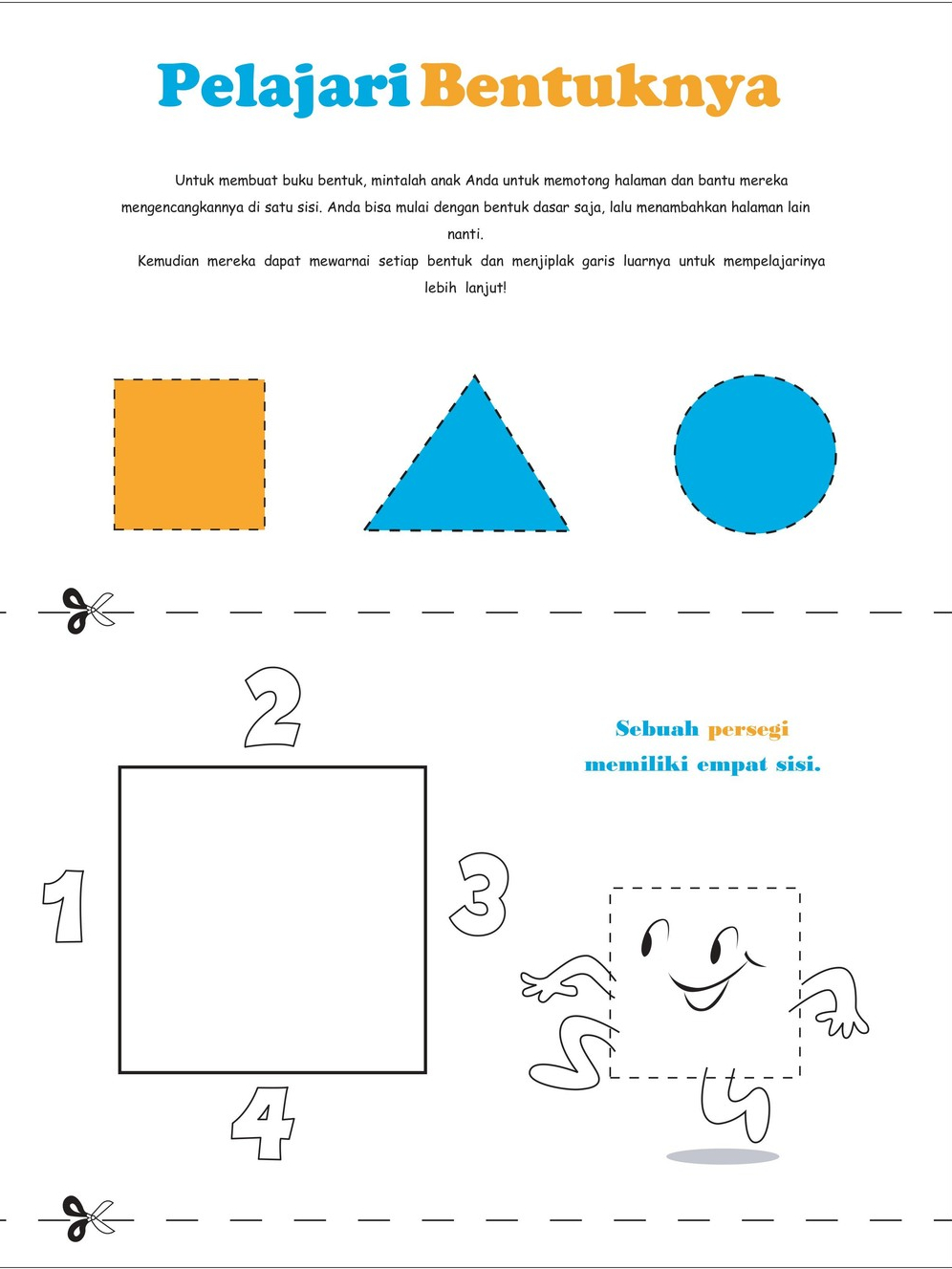 Jual Hard Copy Worksheet Bangun Dasar | Shopee Indonesia