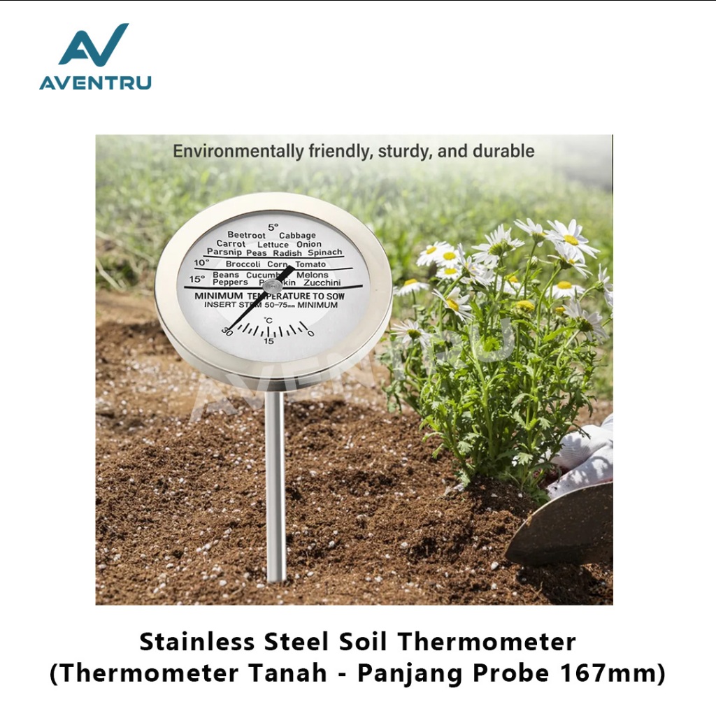 Jual Soil Compost Thermometer Termometer Alat Tes Suhu Kompos Tanah ...