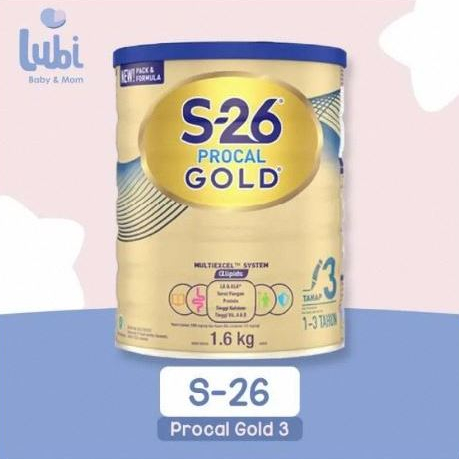 Jual S26 Procal Tahap 3 Usia 1-3 Tahun / S-26 Procal Gold Kaleng 1600 ...