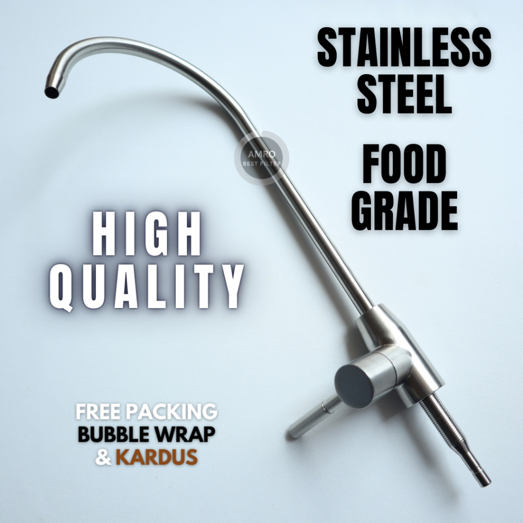 Jual Kran Angsa / Faucet Mesin RO Undersink Stainless Steel SUS 304 ...